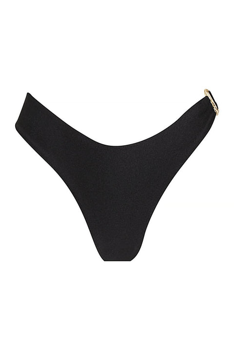 SOMA Bikini Bottom - Ebony: Flattering High Leg Fit | SUZU